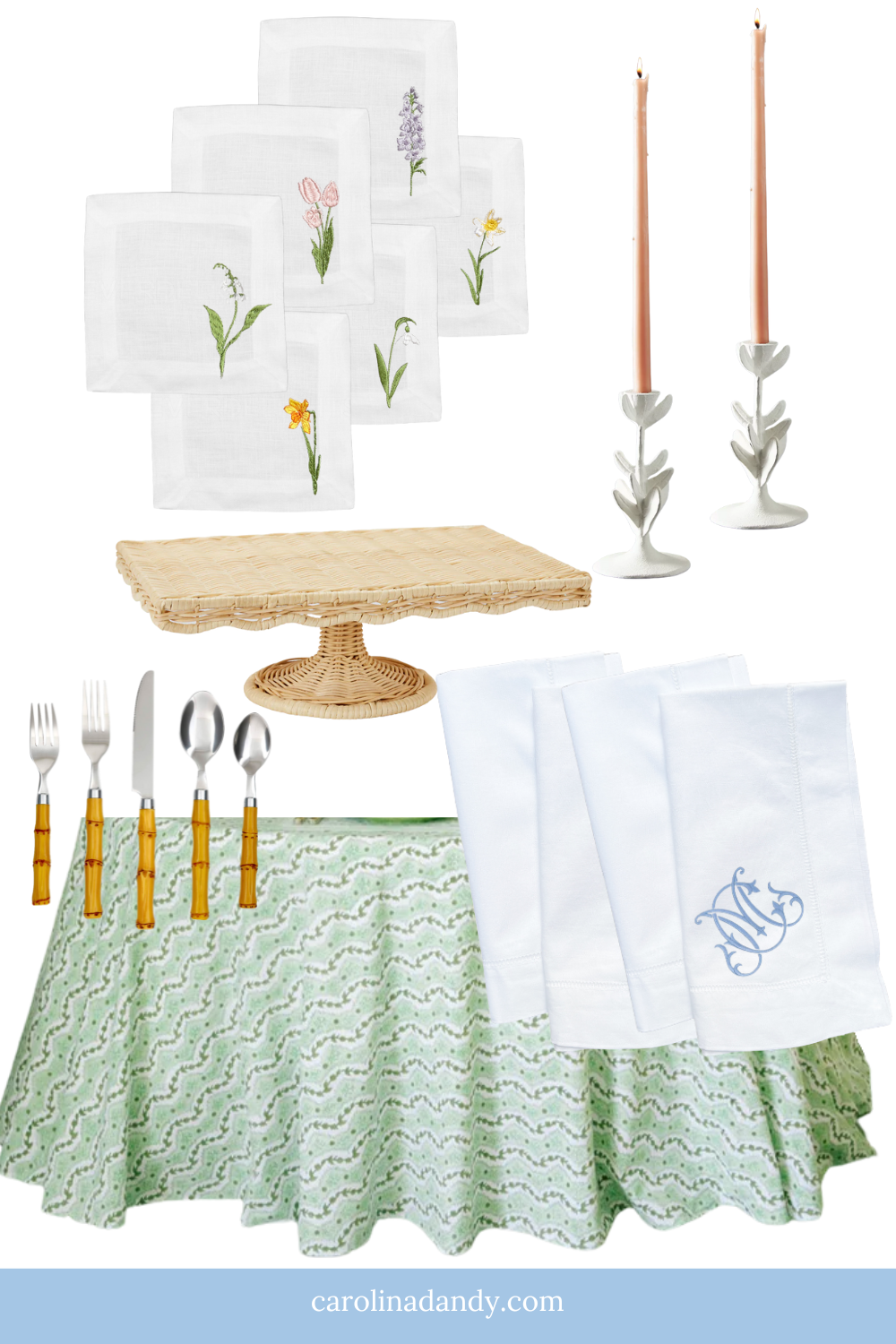 3 Tips for Hosting a Spring Dinner Party - Carolina Dandy
