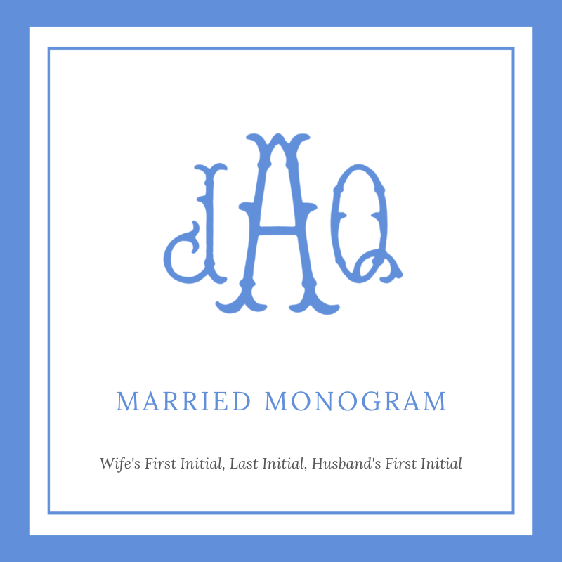 Monogram Etiquette Guide - Carolina Dandy
